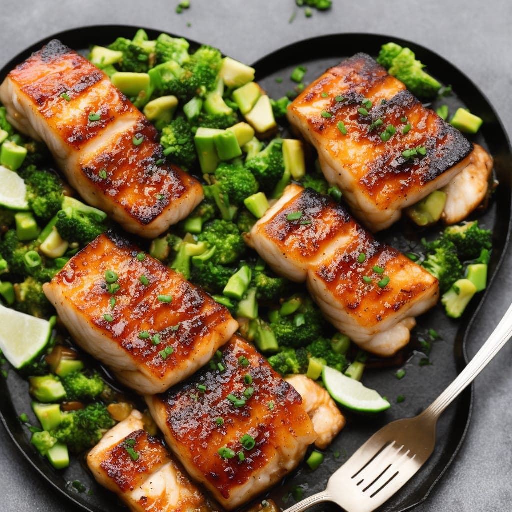 Seafood - Wild Alaskan Black Cod (Sablefish) Filet Skin-On 1. 5lb ...