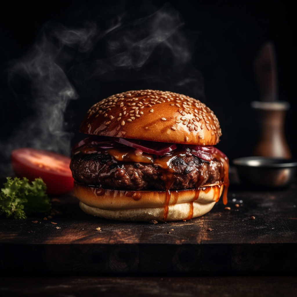 Beef - 100% Grass-Fed & Finished Burger 4oz X 4pcs 40+ Days Aged AAA O ...