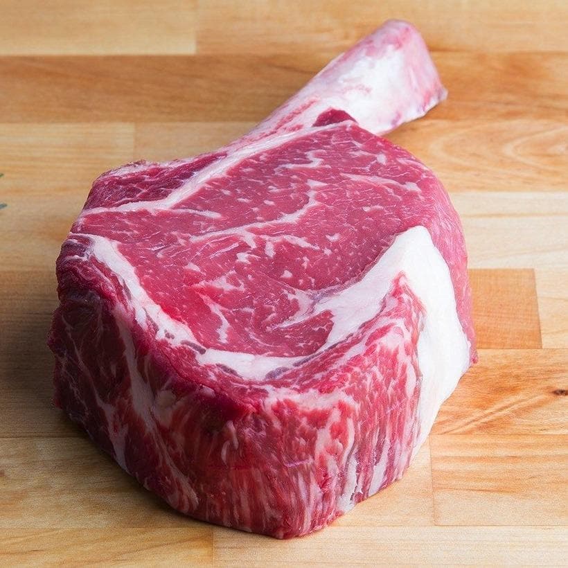 Beef - Cowboy Steak (Short Bone-in Ribeye) 16oz Prime Grade 40+ Days A ...
